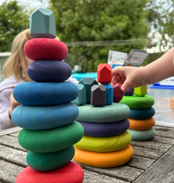 Rainbow Pebbles and Diamond Blocks
